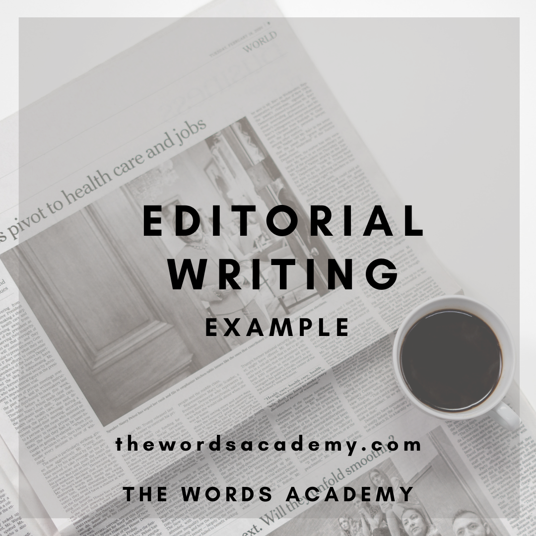 (Download) Editorial Example – THE WORDS ACADEMY